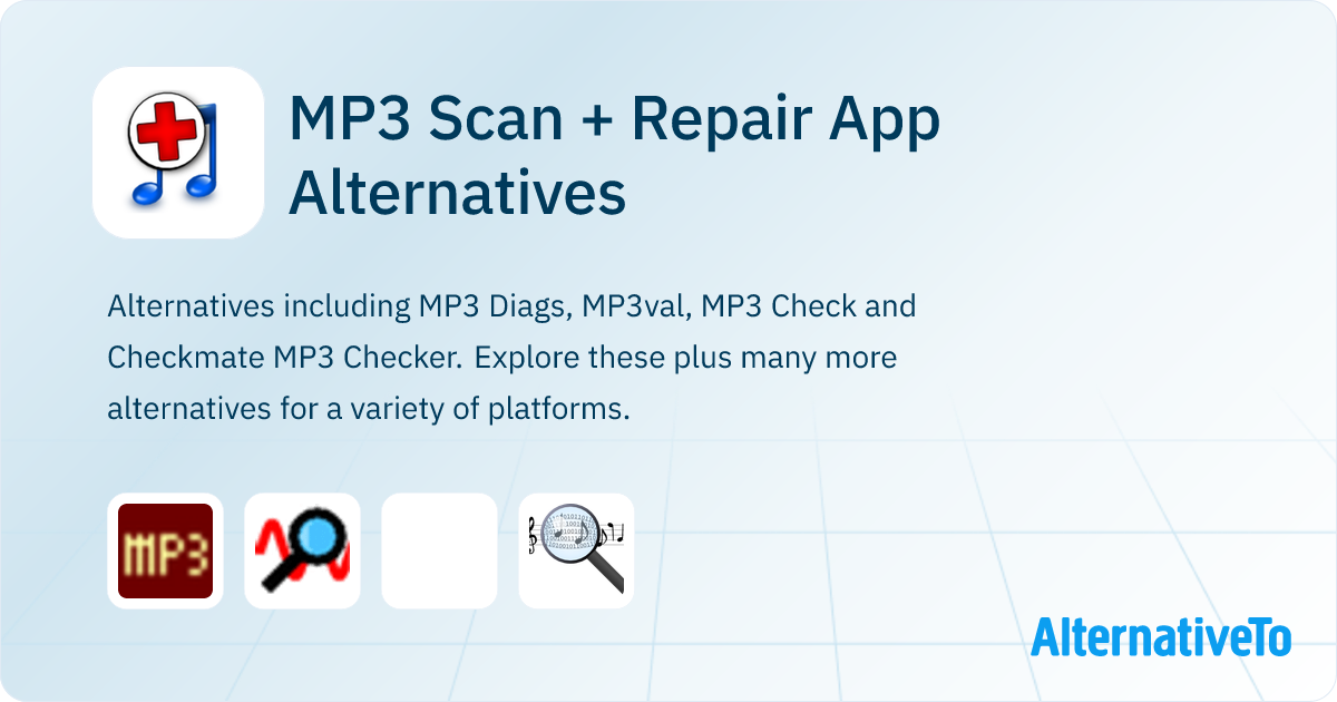 MP3 Scan + Repair App Alternatives - Explore Similar Software ...