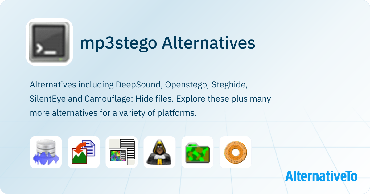 mp3stego Alternatives - Explore Similar Software | AlternativeTo