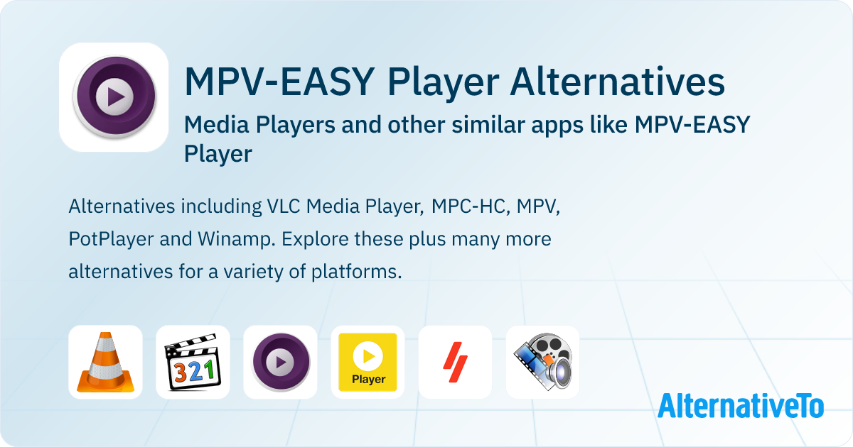 MPV-EASY Player Alternatives: Top 12 Media Players & Similar Apps ...