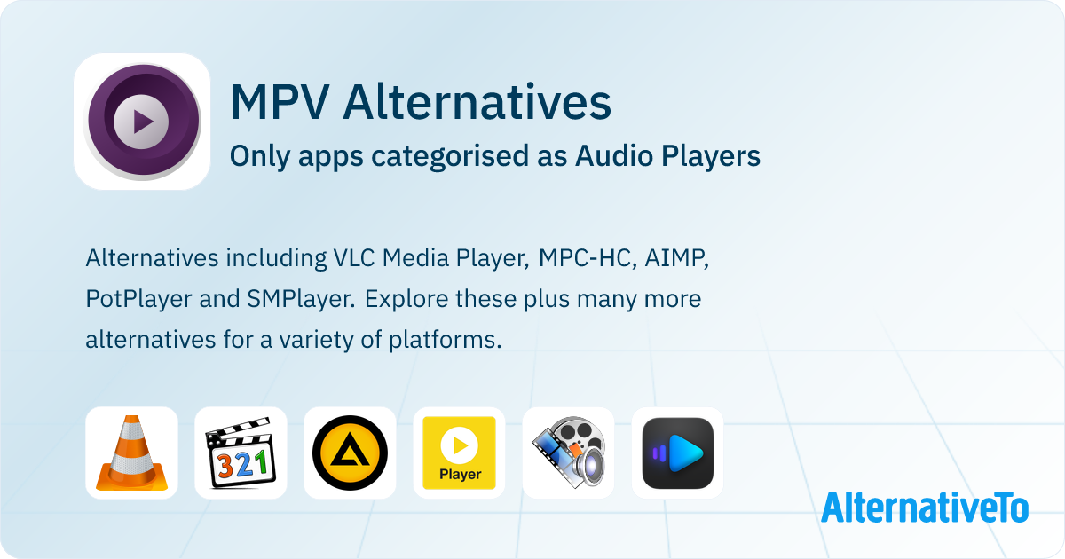 MPV Alternatives: Top 12 Audio Players | AlternativeTo