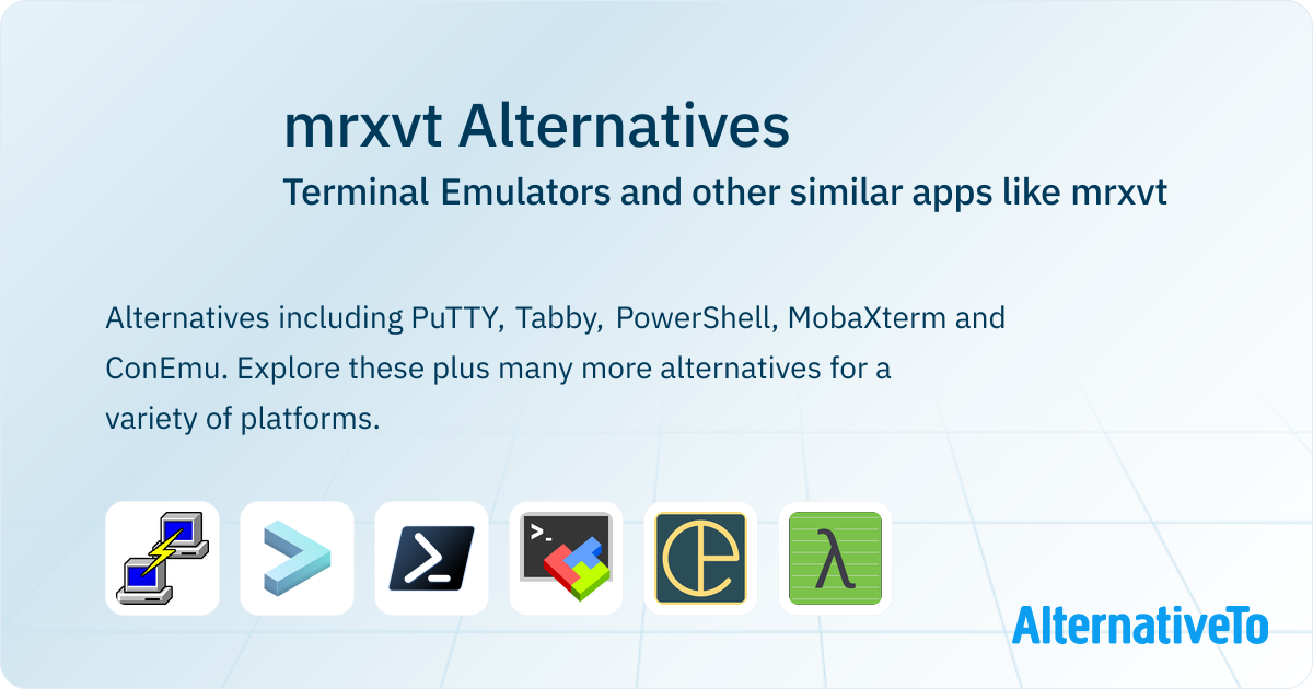 mrxvt Alternatives: Top 12 Terminal Emulators & Similar Apps ...