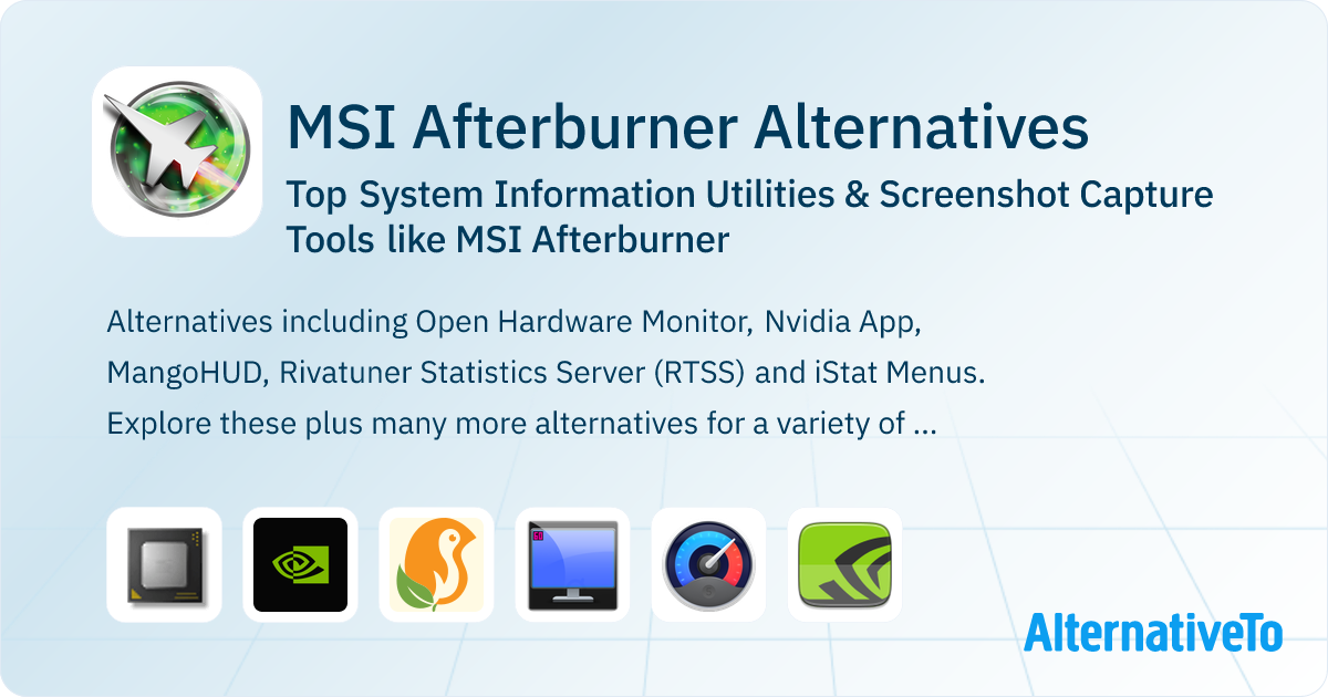Great MSI Afterburner Alternatives: Top System Information Utilities in ...