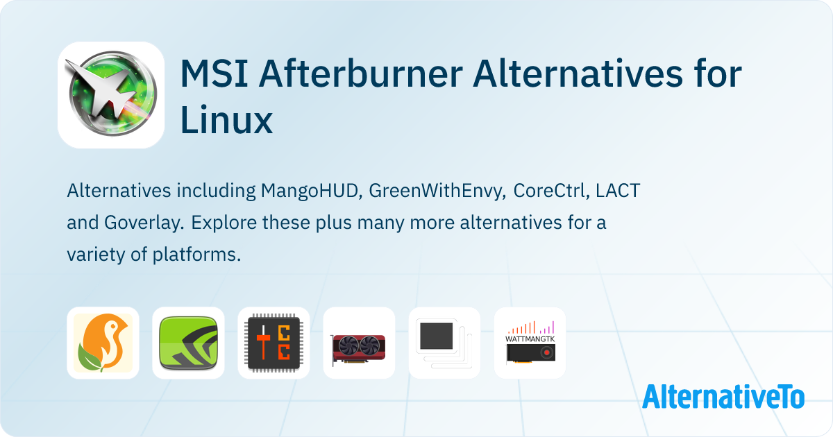 MSI Afterburner Alternatives for Linux: Top 10 System Information Utilities | AlternativeTo