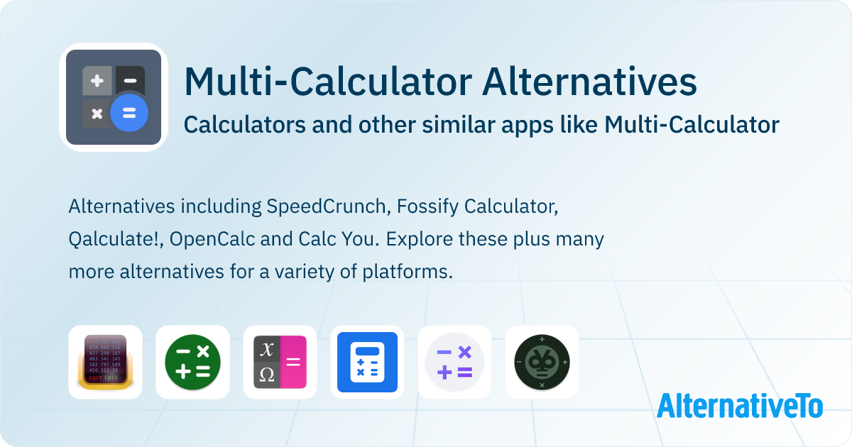 Multi-Calculator Alternatives: Top 12 Calculators & Similar Apps ...