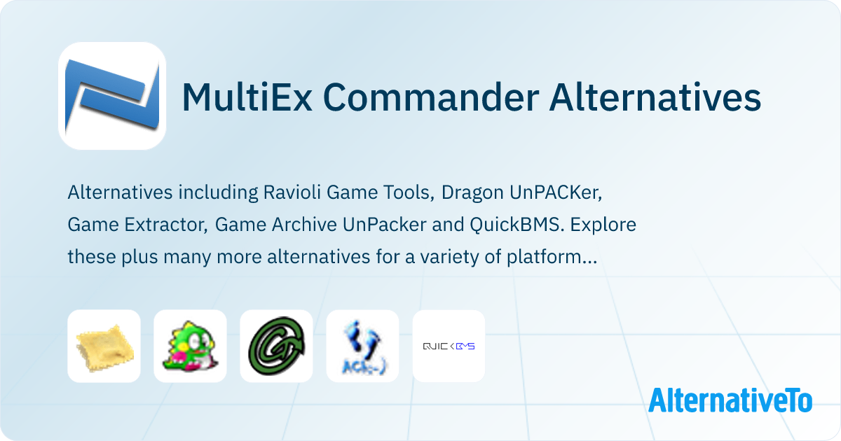 MultiEx Commander Alternatives - Explore Similar Software | AlternativeTo