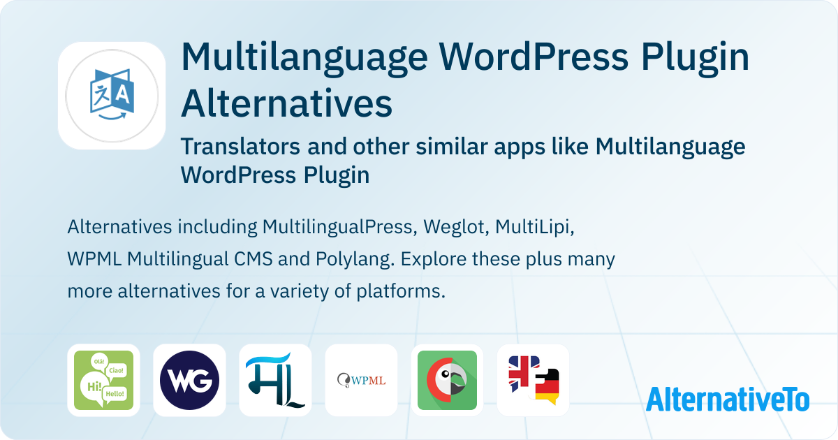 Multilanguage WordPress Plugin Alternatives: Top 12 Translators ...