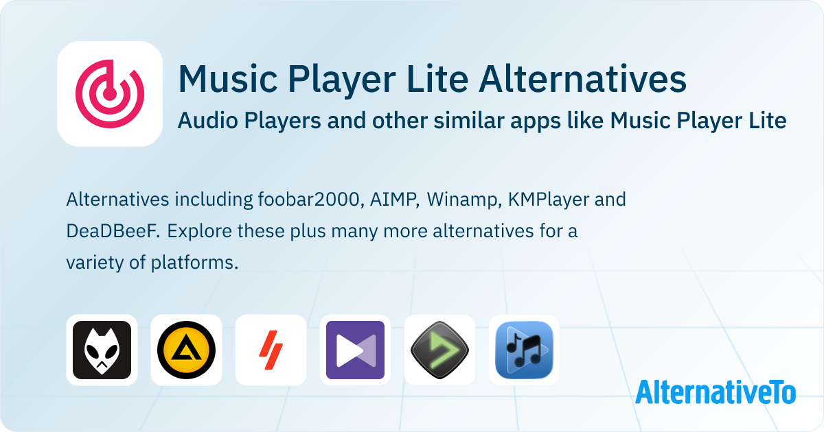 Music Player Lite Alternatives: Top 12 Audio Players & Similar Apps ...