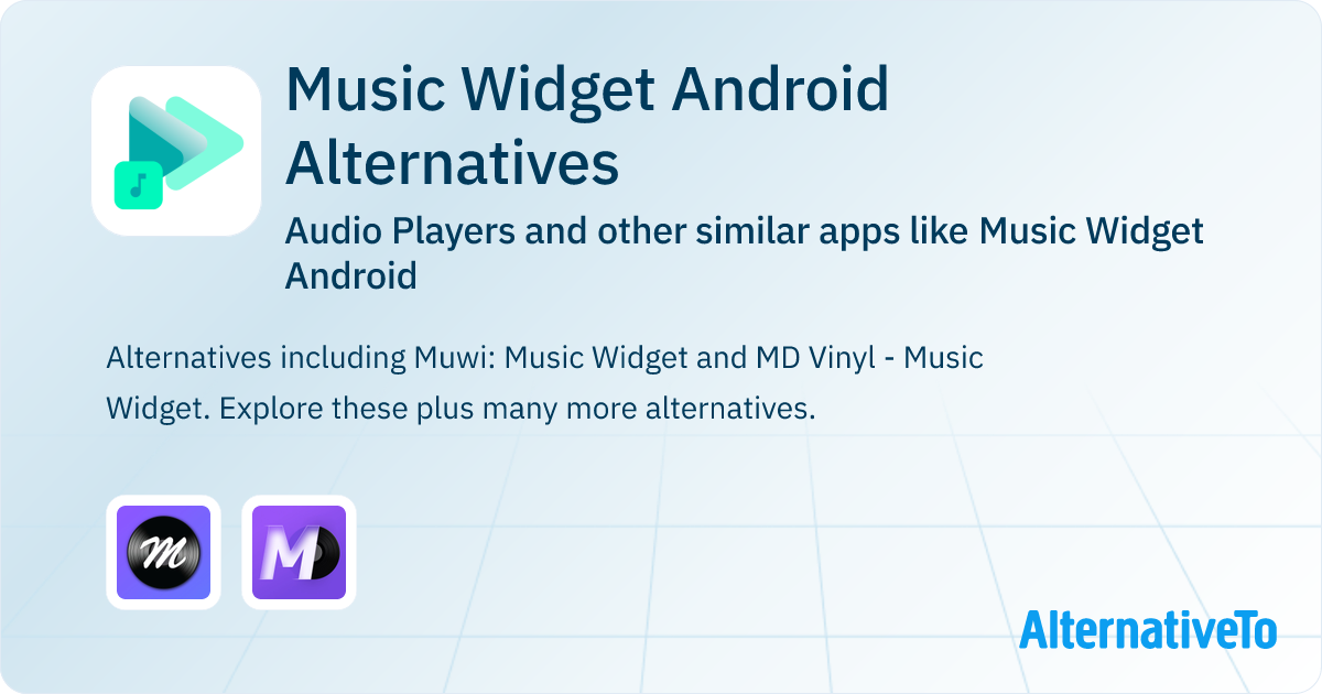 Music Widget Android Alternatives: Top 2 Audio Players & Similar Apps ...