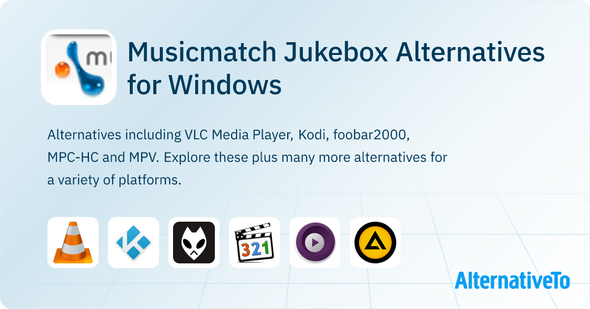 Musicmatch Jukebox Alternatives for Windows: Top 12 Audio Players ...