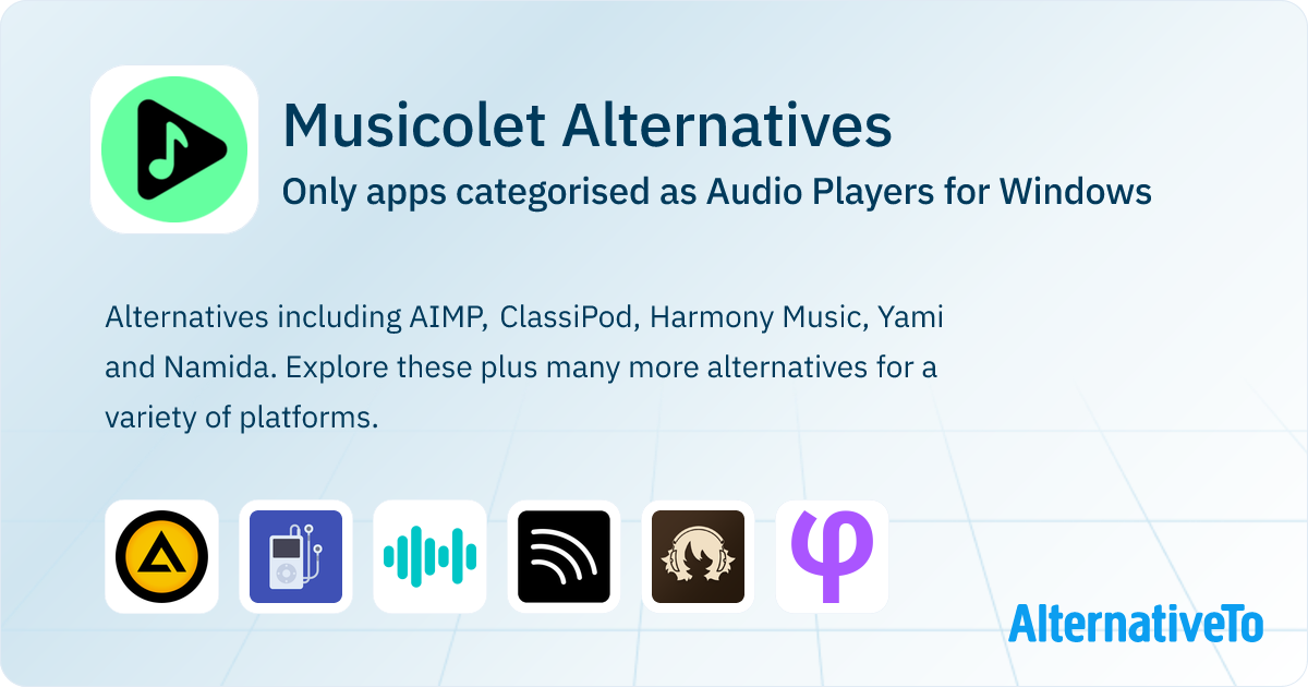 Musicolet Alternatives for Windows: Top 11 Audio Players | AlternativeTo