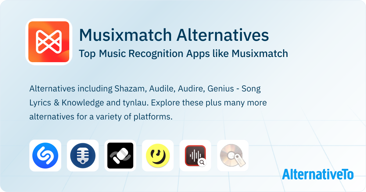 Great Musixmatch Alternatives: Top Music Recognition Apps in 2025 ...