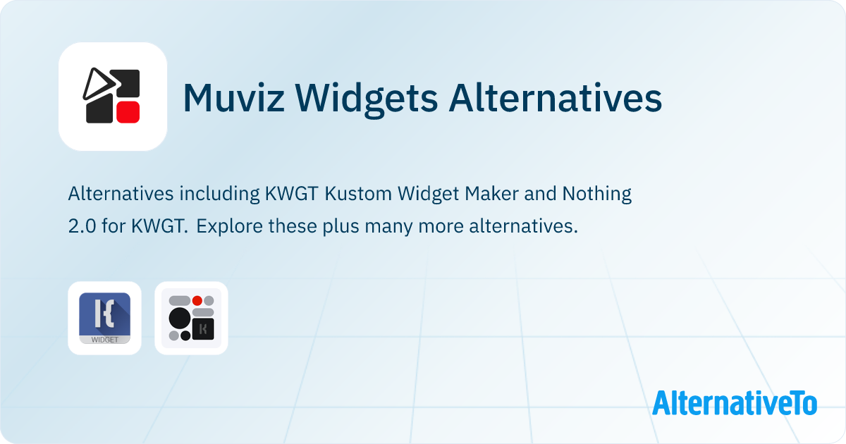 Muviz Widgets Alternatives and Similar Apps | AlternativeTo