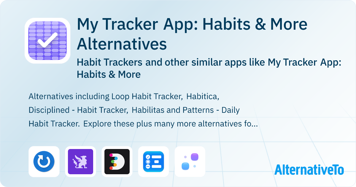 My Tracker App: Habits & More Alternatives: Top 5 Habit Trackers ...