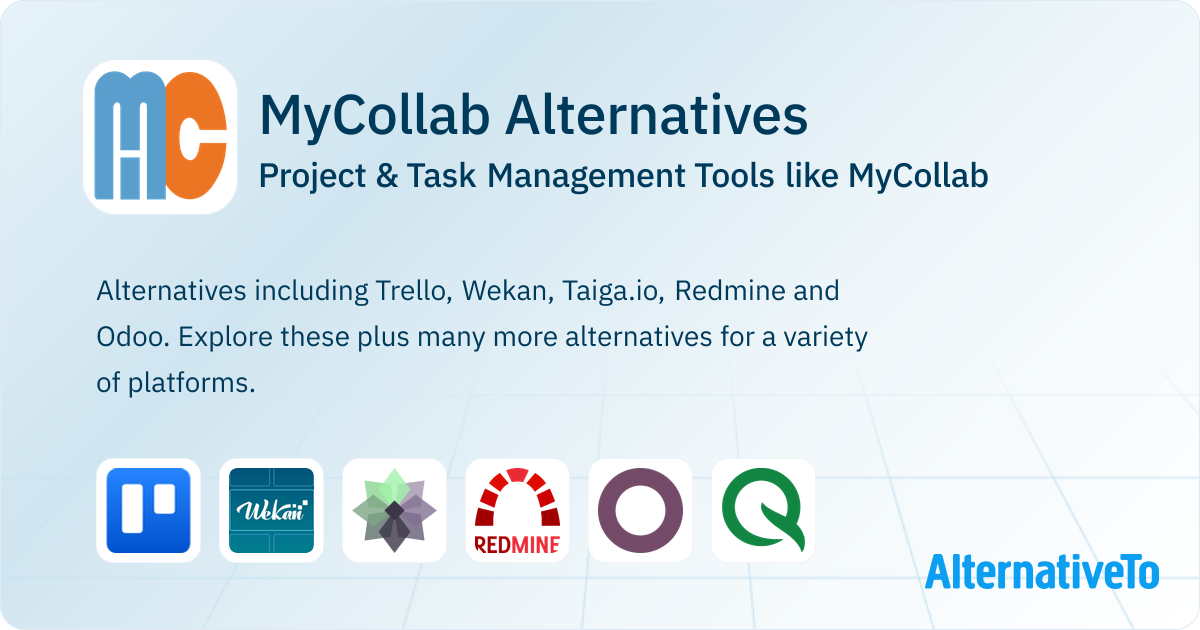 MyCollab Alternatives: Top 12 Project Management Tools | AlternativeTo