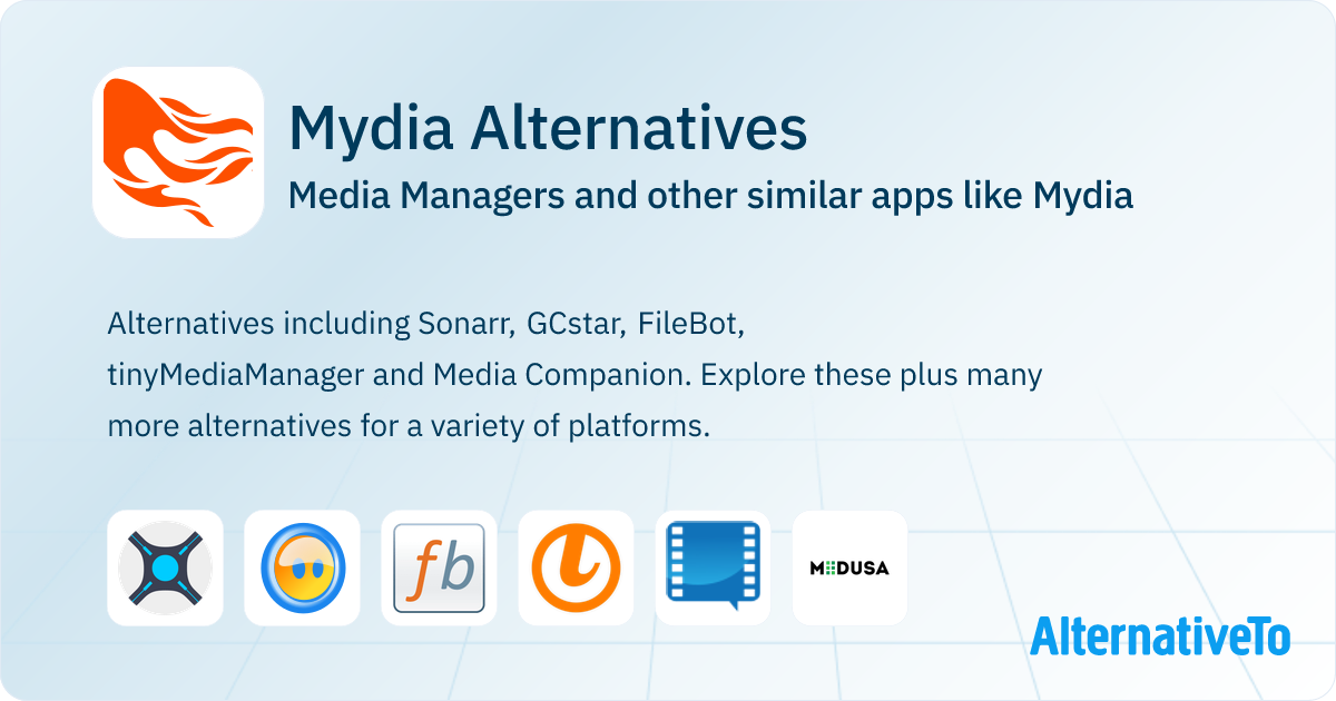 Mydia Alternatives: Top 12 Media Managers & Similar Apps | AlternativeTo