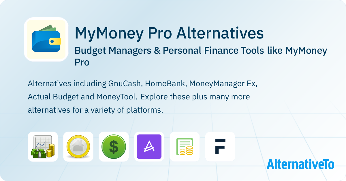 MyMoney Pro Alternatives: Top 12 Budget Managers | AlternativeTo