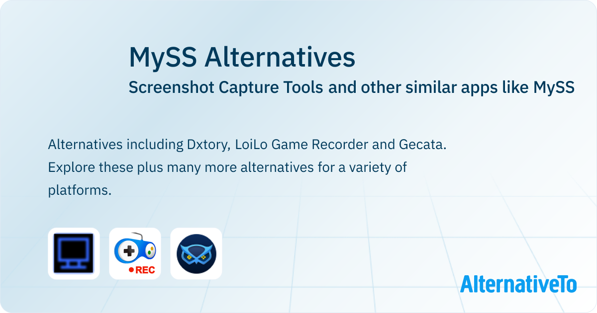 MySS Alternatives: Top 3 Screenshot Capture Tools & Similar Apps ...