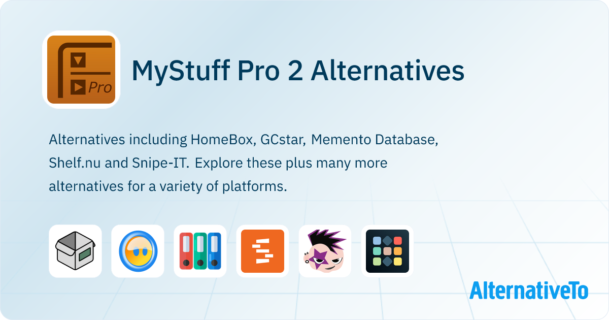 MyStuff Pro 2 Alternatives - Explore Similar Apps | AlternativeTo