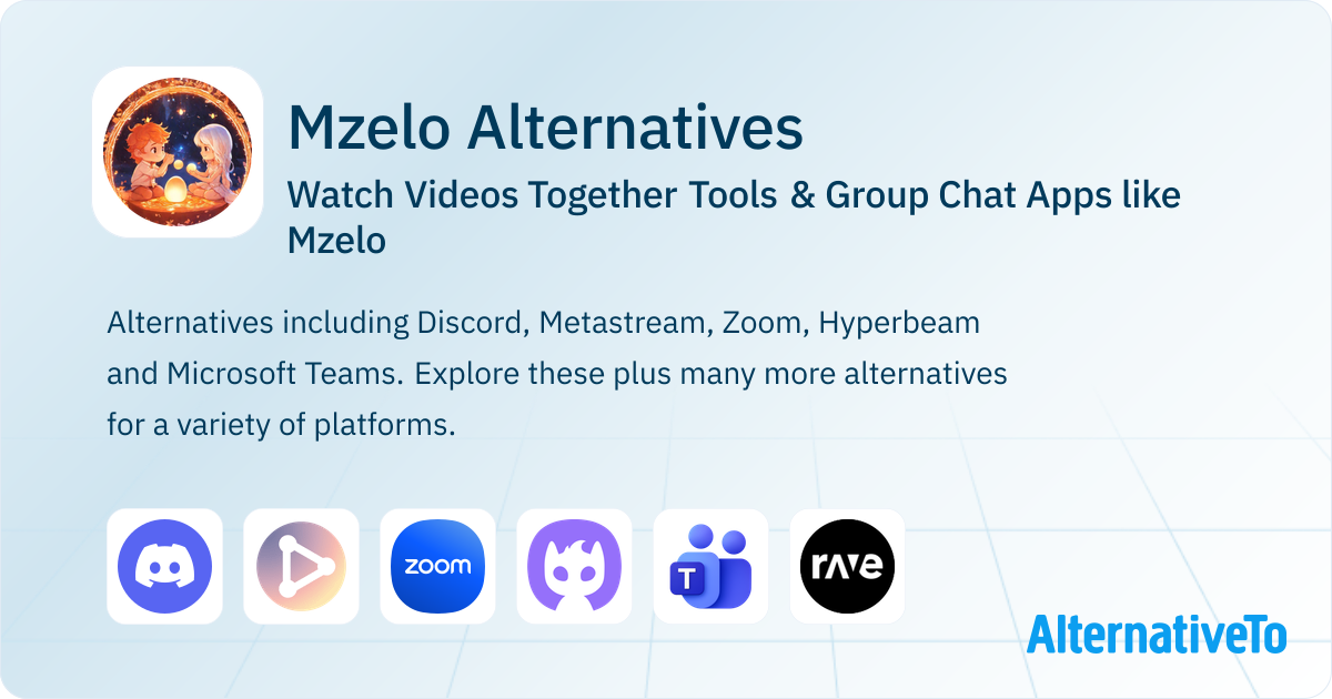 Mzelo Alternatives: Top 17 Watch Videos Together Tools | AlternativeTo