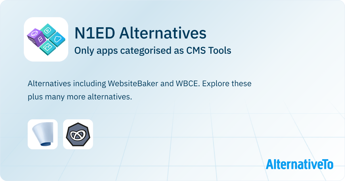 N1ED Alternatives: Top 2 CMS Tools | AlternativeTo