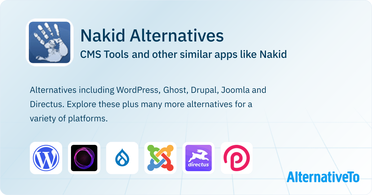 Nakid Alternatives: Top 12 CMS Tools & Similar Apps | AlternativeTo