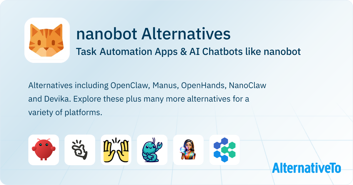 nanobot Alternatives: Top 15 Task Automation Apps | AlternativeTo