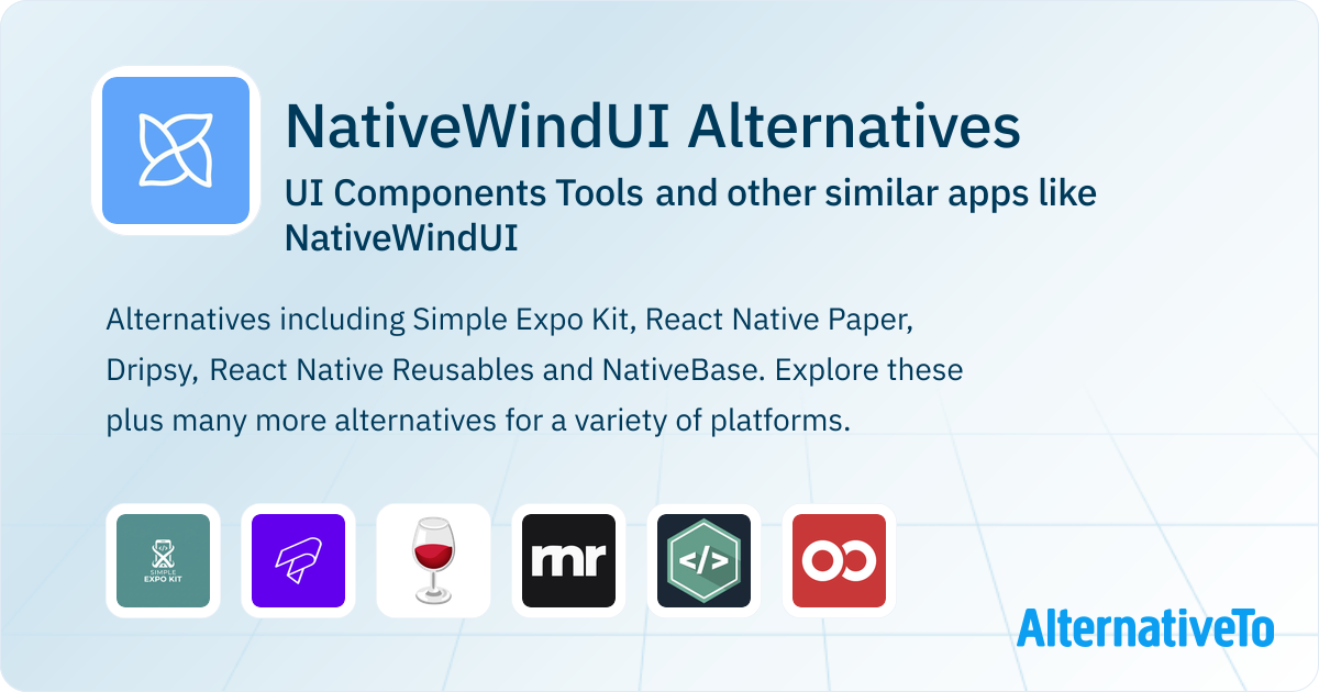 NativeWindUI Alternatives - Explore Similar Sites & Apps | AlternativeTo