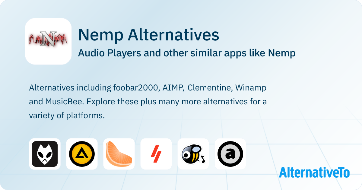 Nemp Alternatives: Top 12 Audio Players & Similar Apps | AlternativeTo