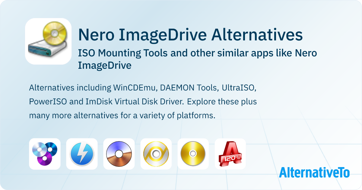Nero ImageDrive Alternatives: Top 20 ISO Mounting Tools & Similar Apps ...