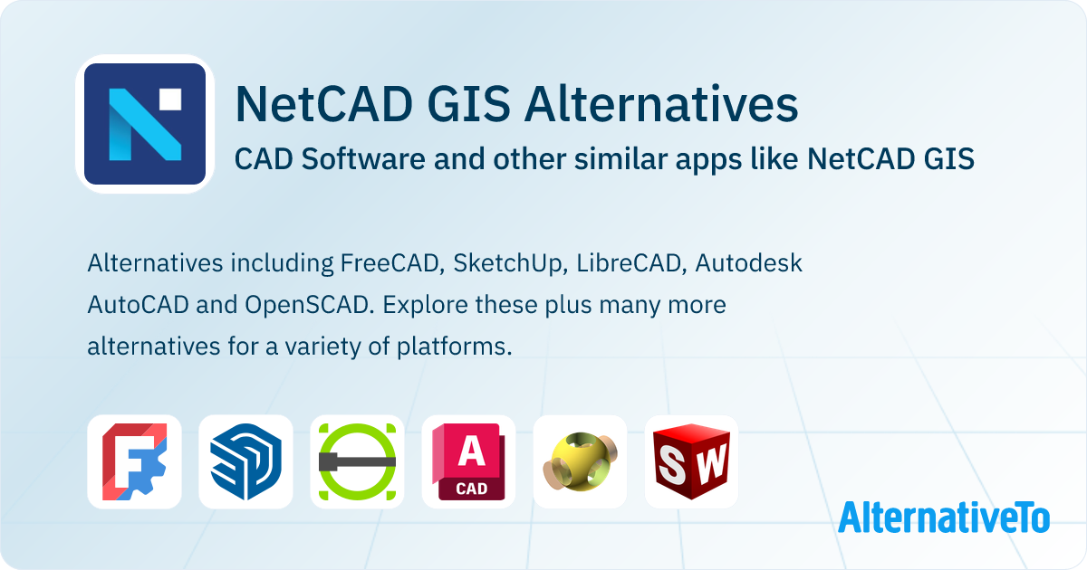 NetCAD GIS Alternatives: Top 12 CAD Software & Similar Apps | AlternativeTo
