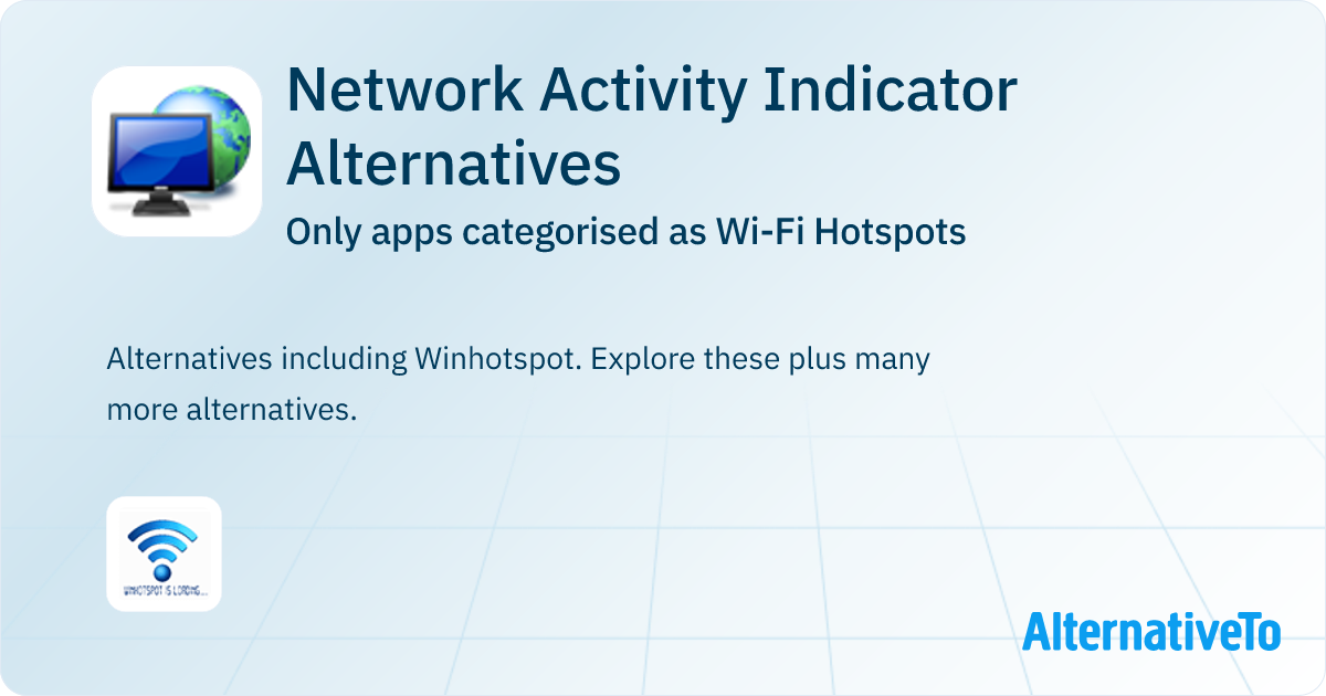 Network Activity Indicator Alternatives: Top 1 Wi-Fi Hotspots ...