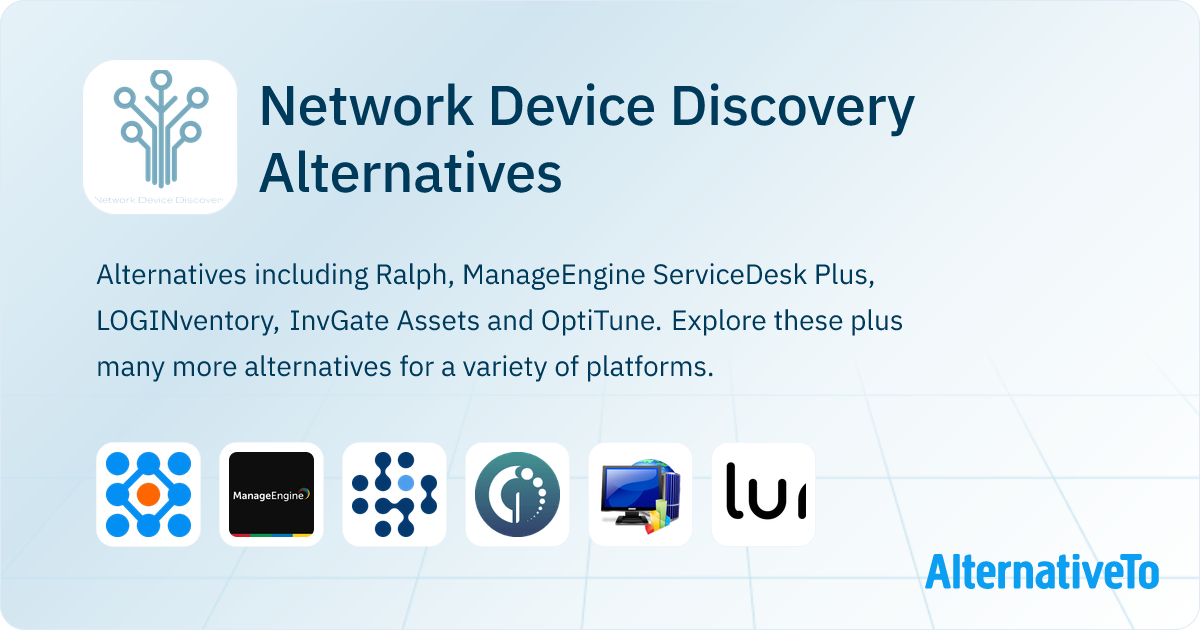 Network Device Discovery Alternatives - Explore Similar Apps ...
