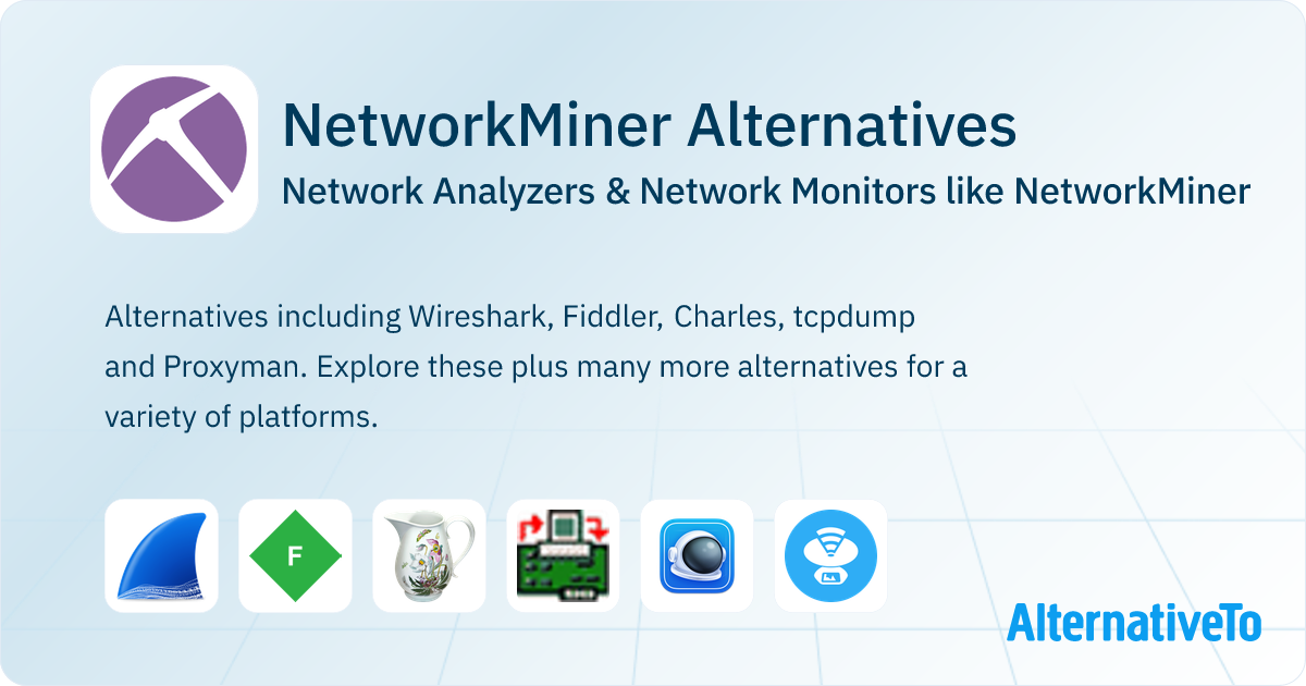 NetworkMiner Alternatives: Top 12 Network Analyzers & Similar Apps ...