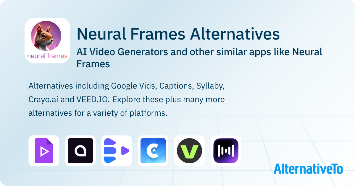 Neural Frames Alternatives: Top 6 AI Video Generators & Similar ...