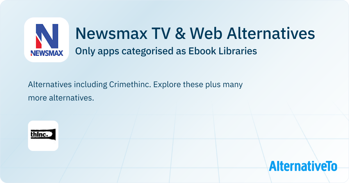 Newsmax TV & Web Alternatives: Top 1 Ebook Libraries | AlternativeTo