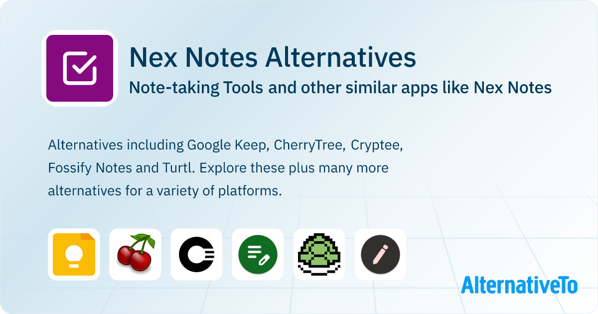 Nex Notes Alternatives: Top 12 Note-taking Tools & Similar Apps ...