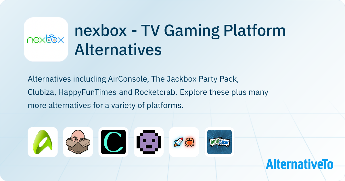 nexbox - TV Gaming Platform Alternatives - Explore Similar Games ...