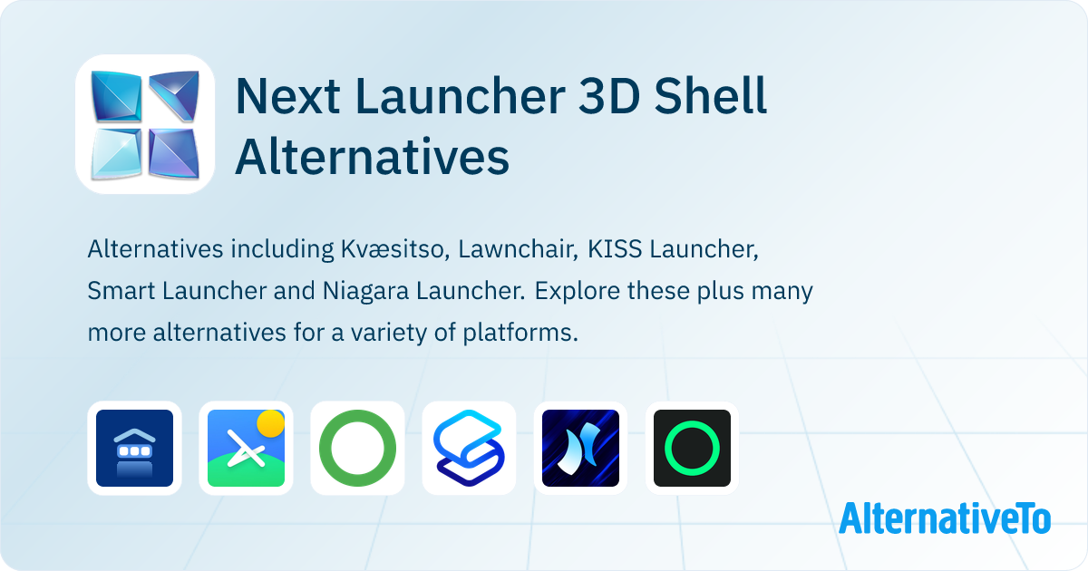 Next Launcher 3D Shell Alternatives and Similar Apps | AlternativeTo