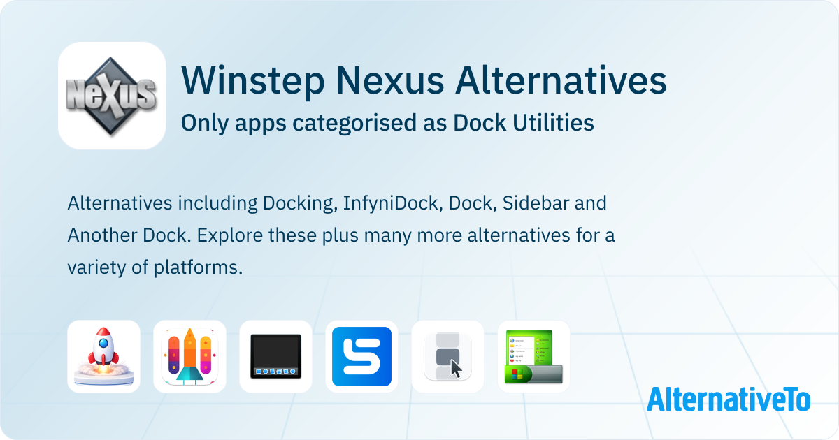 Winstep Nexus Alternatives: Top 5 Dock Utilities | AlternativeTo