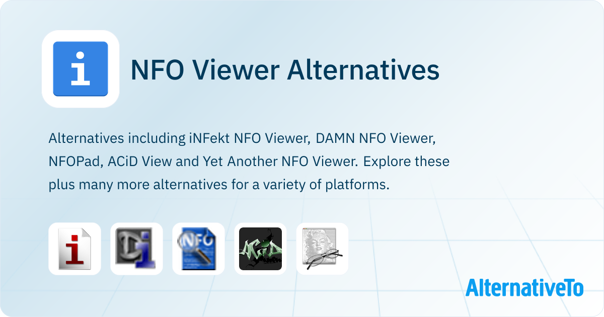 NFO Viewer Alternatives - Explore Similar Software | AlternativeTo