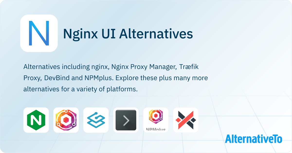 Nginx UI Alternatives - Explore Similar Software | AlternativeTo