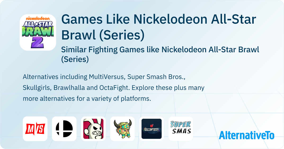 Games Like Nickelodeon All-Star Brawl (Series): Similar Fighting Games ...