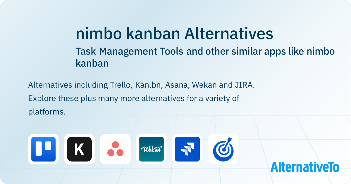 nimbo kanban Alternatives: Top 22 Task Management Tools & Similar Apps ...