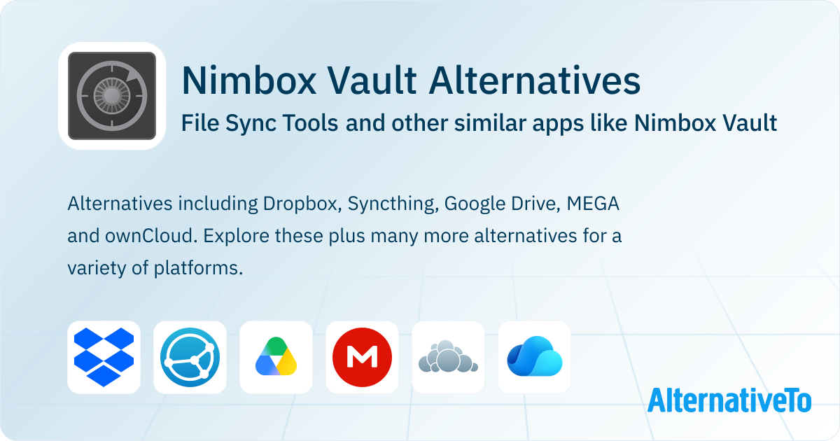 Nimbox Vault Alternatives: Top 12 File Sync Tools & Similar Apps ...