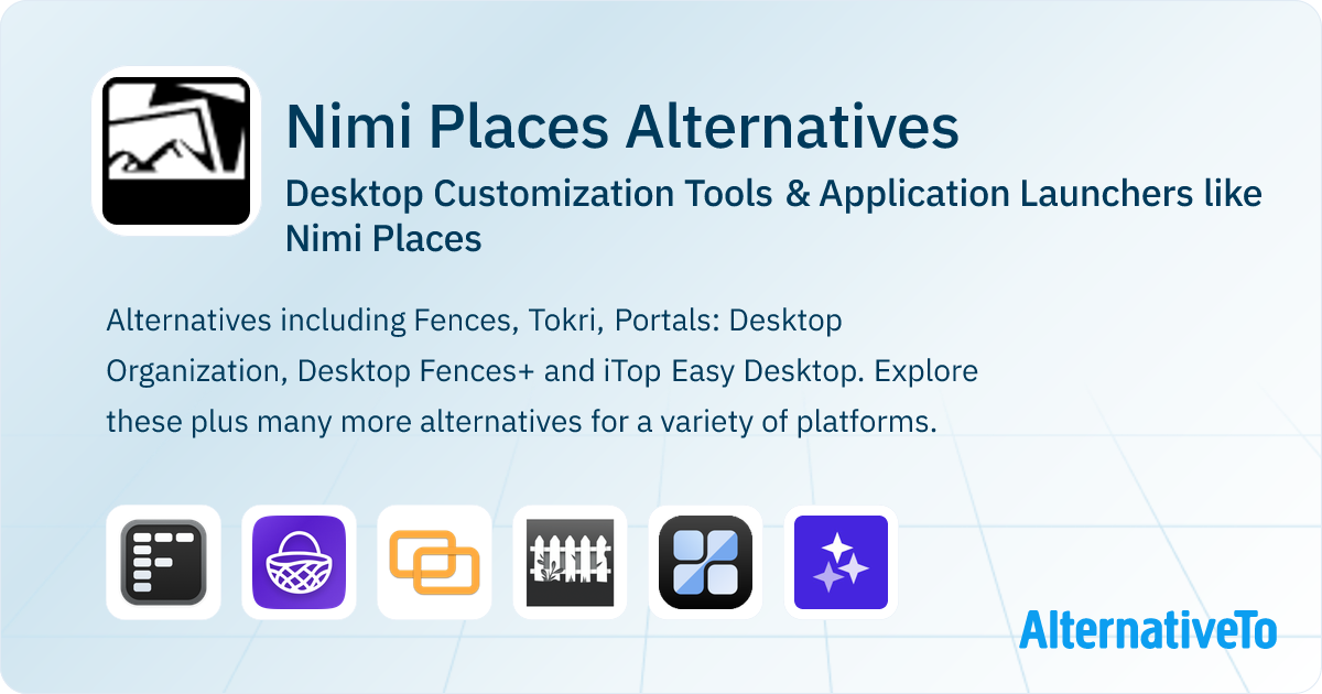 Nimi Places Alternatives: Top 12 Desktop Customization Tools ...