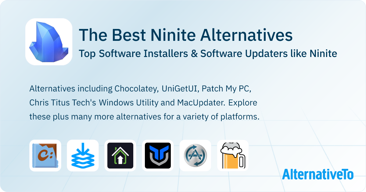 Best Ninite Alternatives: Top Software Installers in 2025 | AlternativeTo