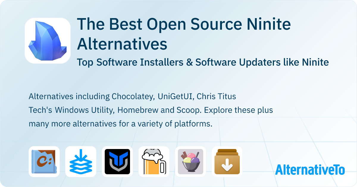 Open Source Ninite Alternatives: Top 12 Software Installers | AlternativeTo