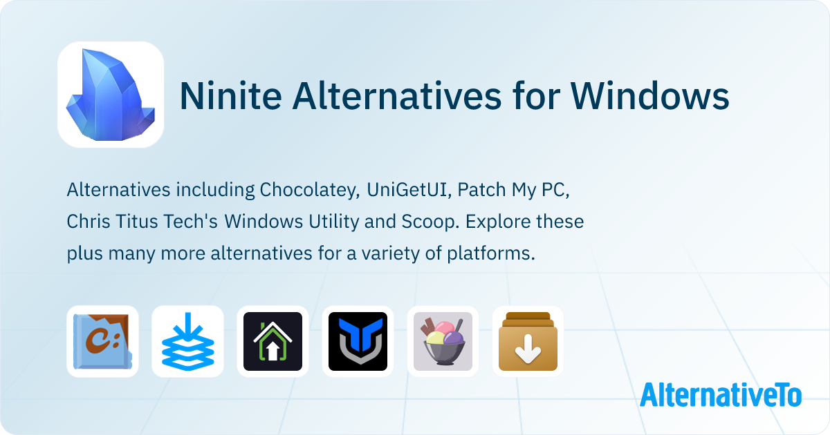 Ninite Alternatives for Windows: Top 12 Software Installers | AlternativeTo