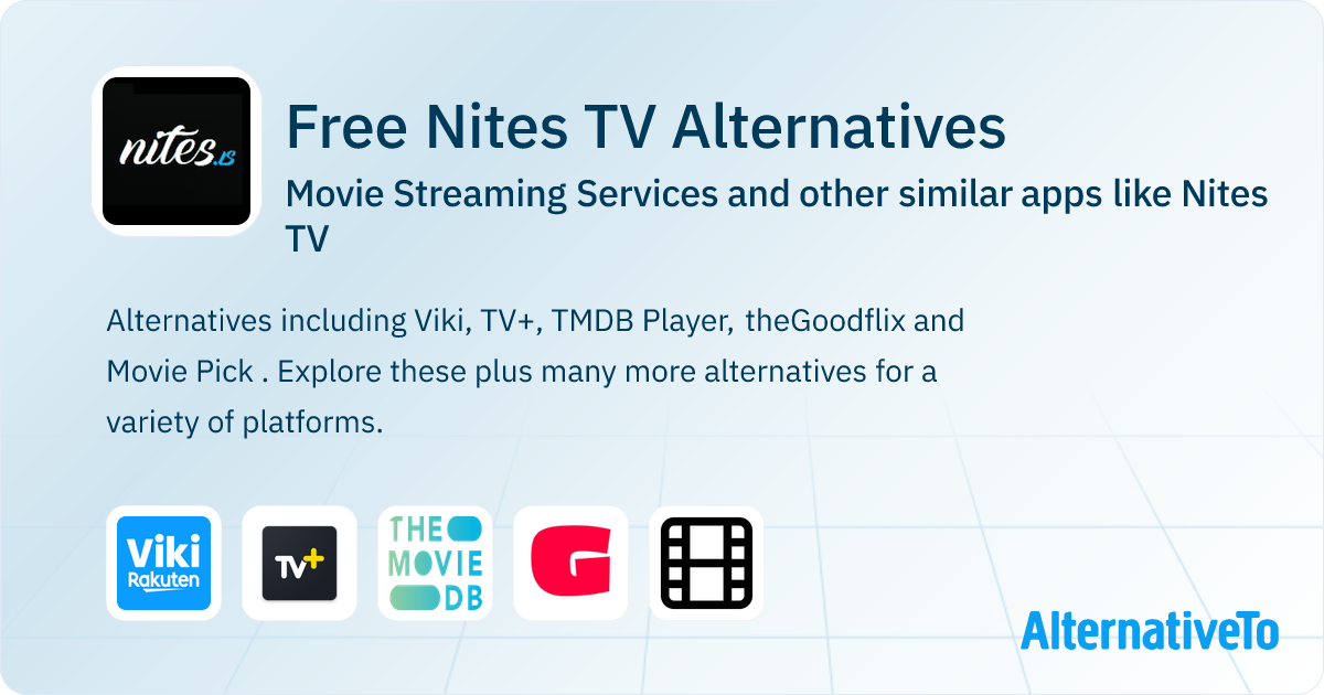 Free Nites TV Alternatives: Top 12 Movie Streaming Services & Similar ...