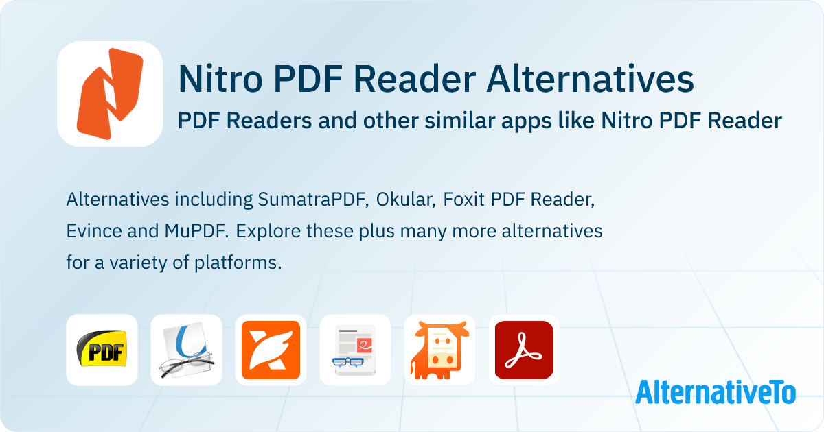 Nitro PDF Reader Alternatives: Top 12 PDF Readers & Similar Apps ...